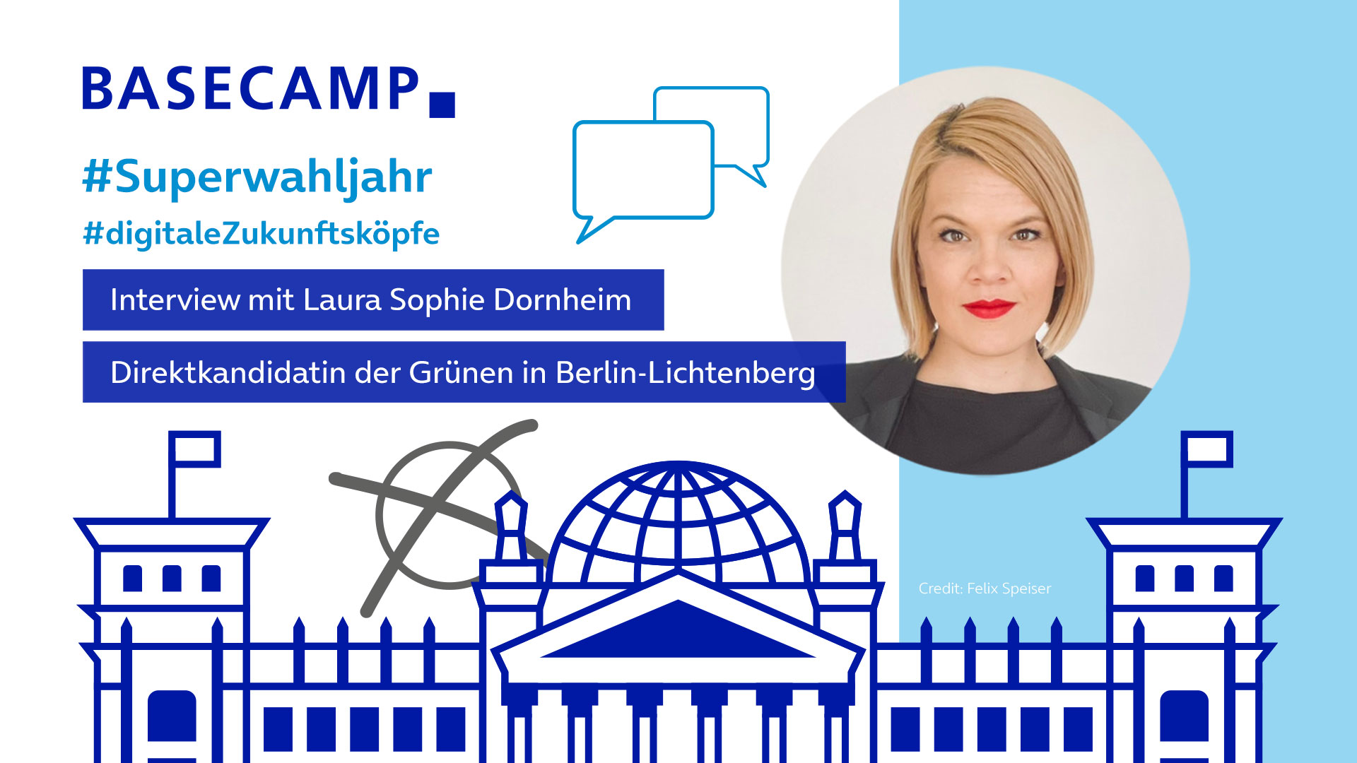 Digitale Zukunftsköpfe: Fünf Fragen an Laura Sophie Dornheim (Die Grünen)